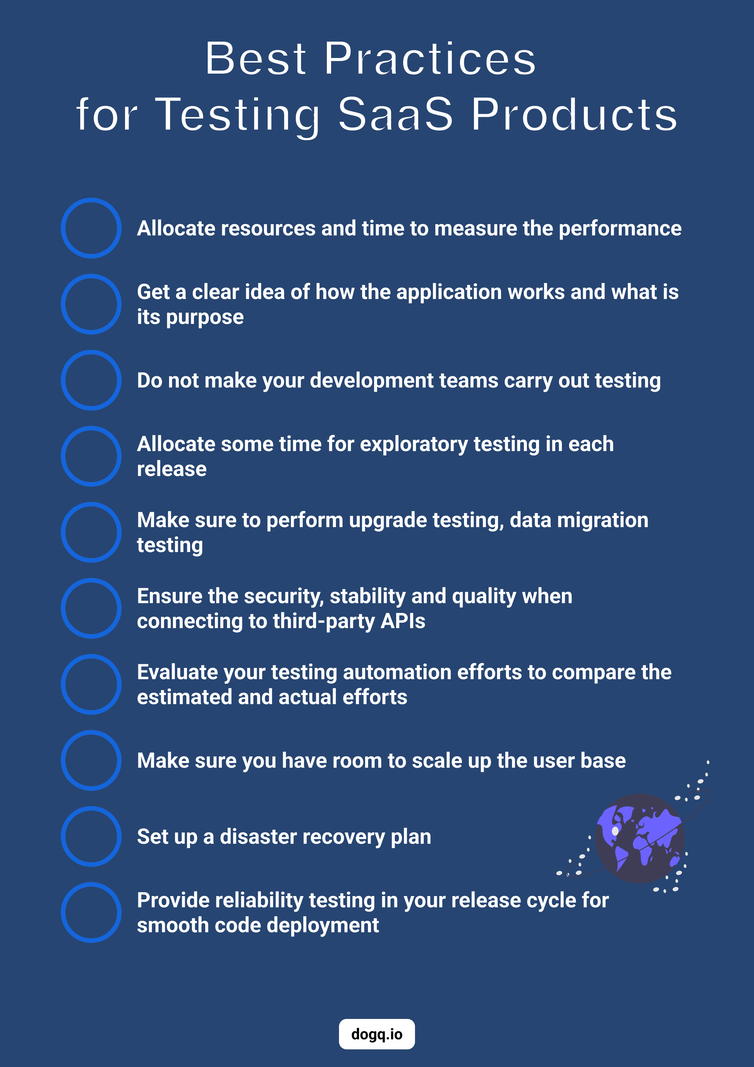 SaaS Testing Checklist: How to Overcome Challenges | DogQ Blog